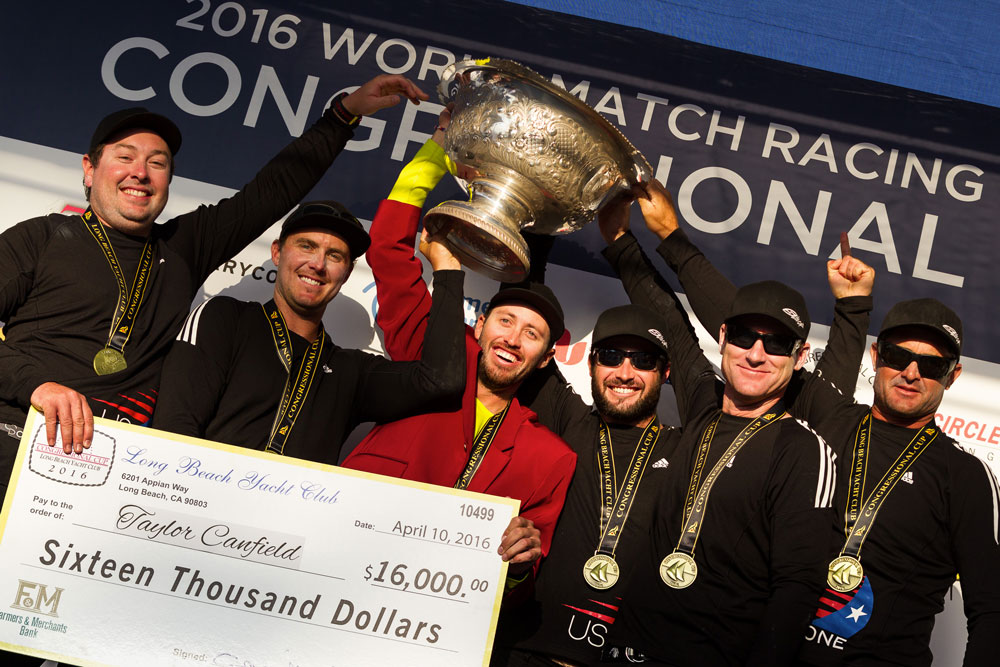 Record Three-Time Win for Canfield - World Match Racing Tour