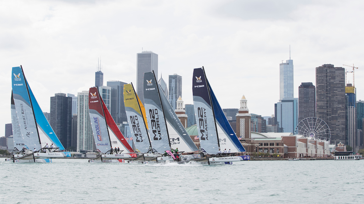Stacked Standings Define Day One In Chicago - World Match Racing Tour
